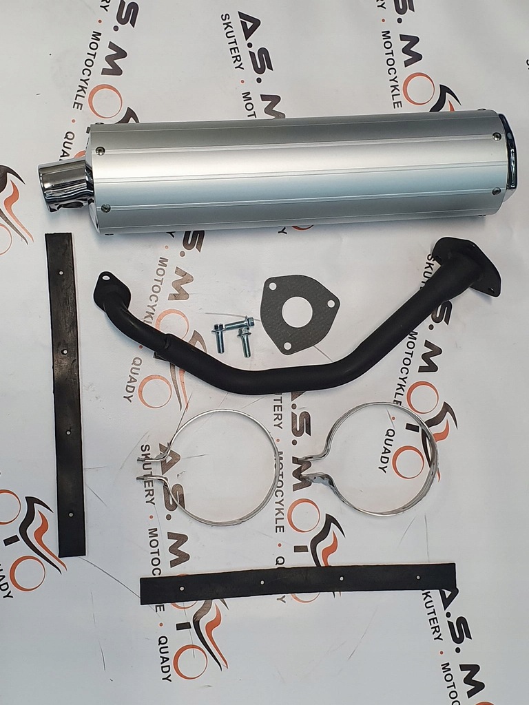 Tłumik wydech z kolankiem gy6 4t 125 150 - 11395158297 - oficjalne archiwum Allegro