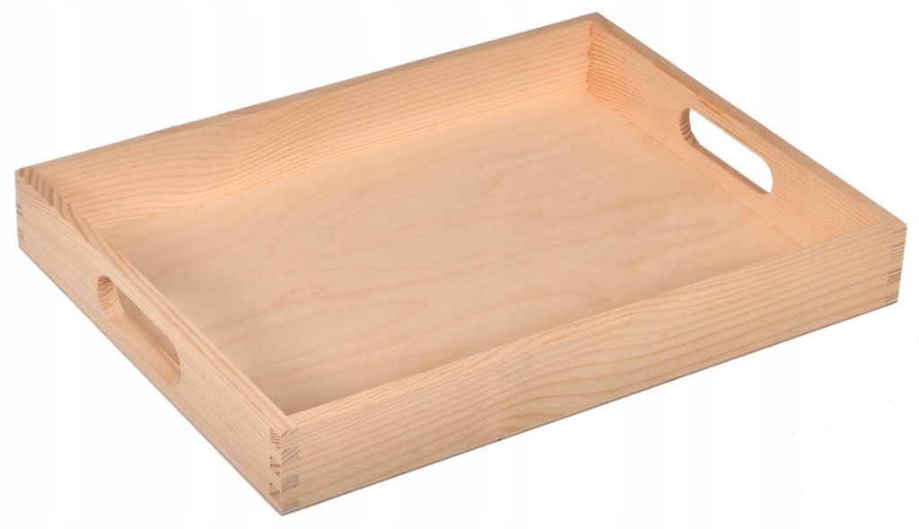 TACKA drewniana TACA kelnerska śniadaniowa 40x30cm - 13489867507 ...