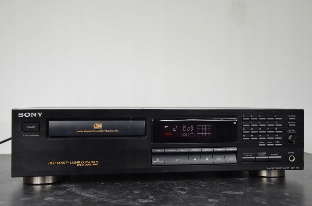 ODTWARZACZ CD SONY CDP-411 - 12578377506 - oficjalne archiwum Allegro