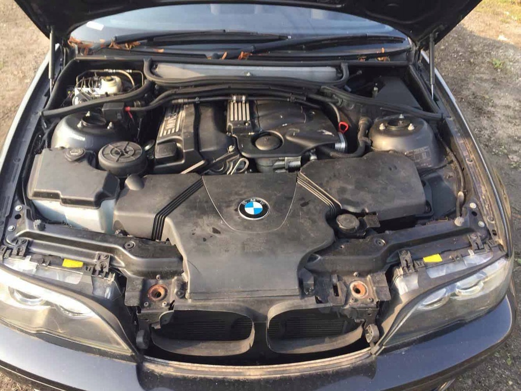 BMW E46 318i N46 150KM Silnik słupek N46B20A - 12401530609 - oficjalne ...