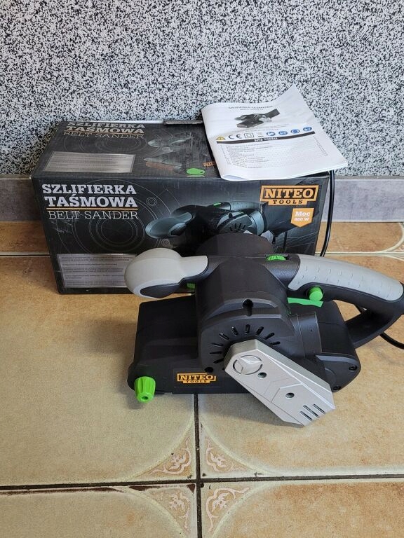 SZLIFIERKA TAŚMOWA NITEO TOOLS 800W - 11417340055 - oficjalne archiwum Allegro