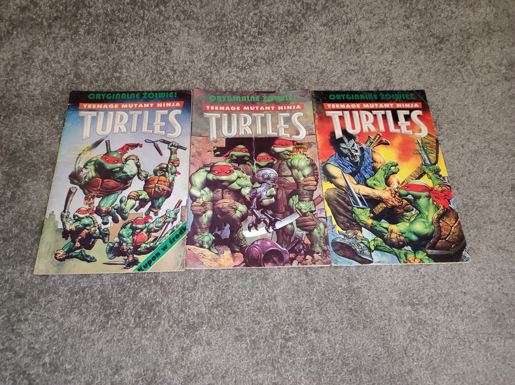 TM-Semic Wojownicze żółwie ninja 1993 komplet - 11944614596 - oficjalne ...