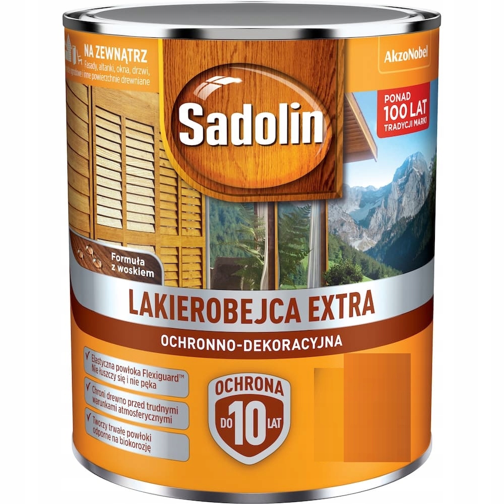 SADOLIN EXTRA LAKIEROBEJCA DO DREWNA 0,75L KOLORY - 7187561427 ...