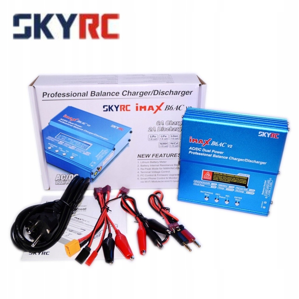 Ładowarka Lipo SkyRC iMAX B6AC V2 LiPo LiFE Lilon - 12573620219 ...