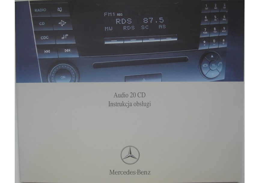 Mercedes Audio 20 CD Polska instrukcja radia W211 - 13228813746 ...