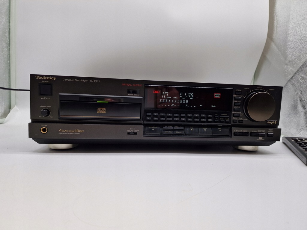 Technics SL-P777 ODTWARZACZ CD WYSOKI MODEL+ PILOT - 13379376525 ...
