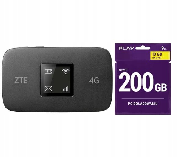 MODEM LTE ROUTER ZTE MF971R NA KARTĘ SIM STARTER - 13848117055 ...