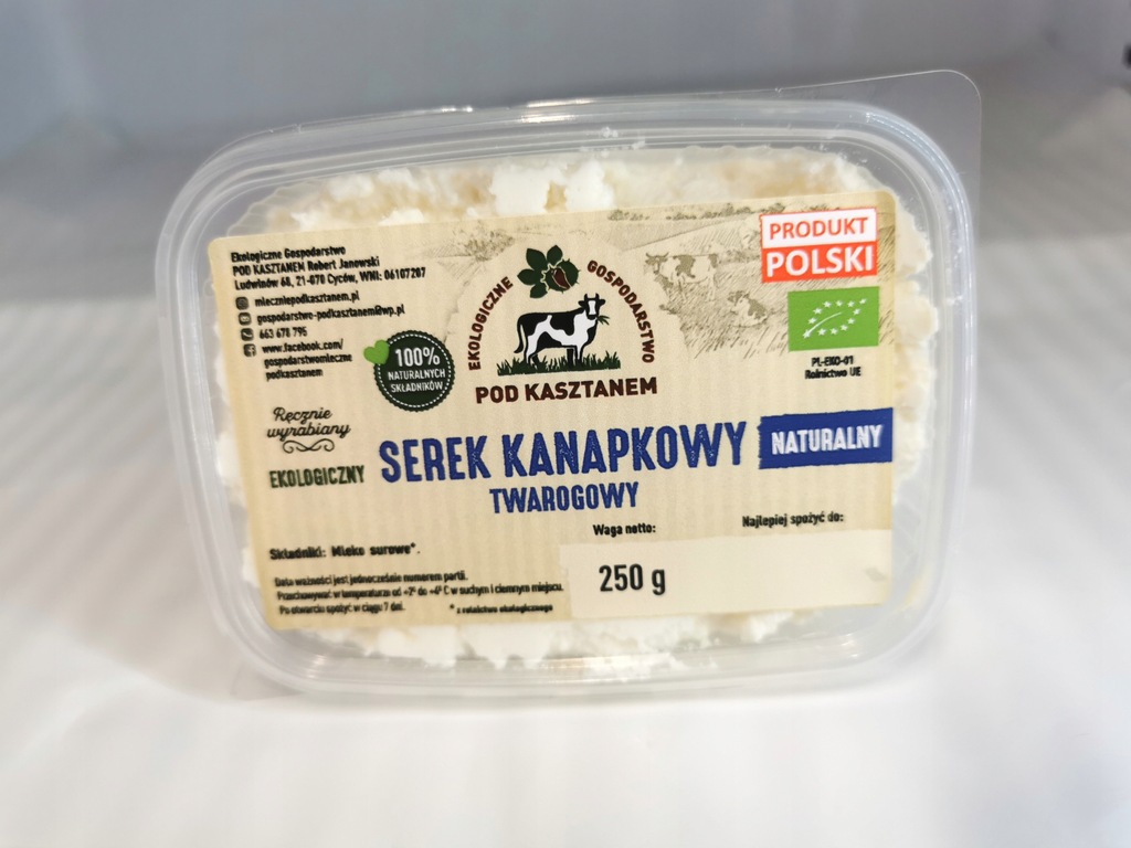 Eko serek kanapkowy naturalny 250g - 10691507029 - oficjalne archiwum ...