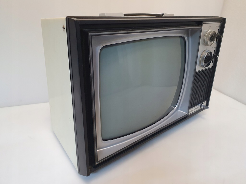 Telewizor kineskopowy PRL RETRO STUDIO PORTABLE - 13629562946 ...