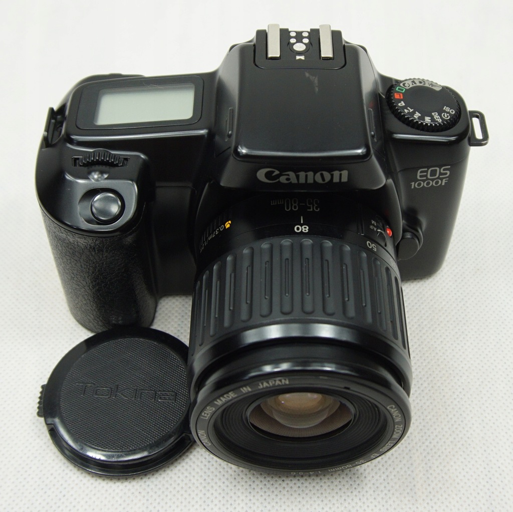 CANON EOS 1000F z obiektywem i dekielkiem - 12287770604 - oficjalne ...