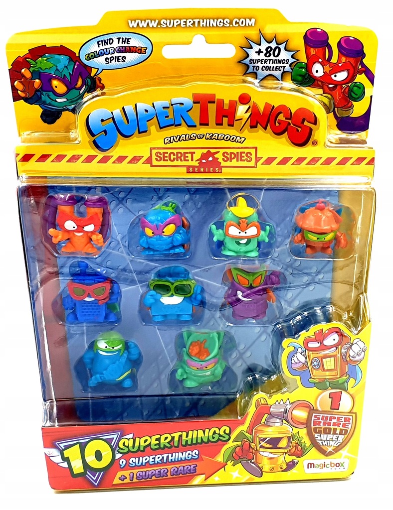 SuperZings Super Zings seria 6 10 Figurki THINGS - 9649354854 - oficjalne archiwum Allegro