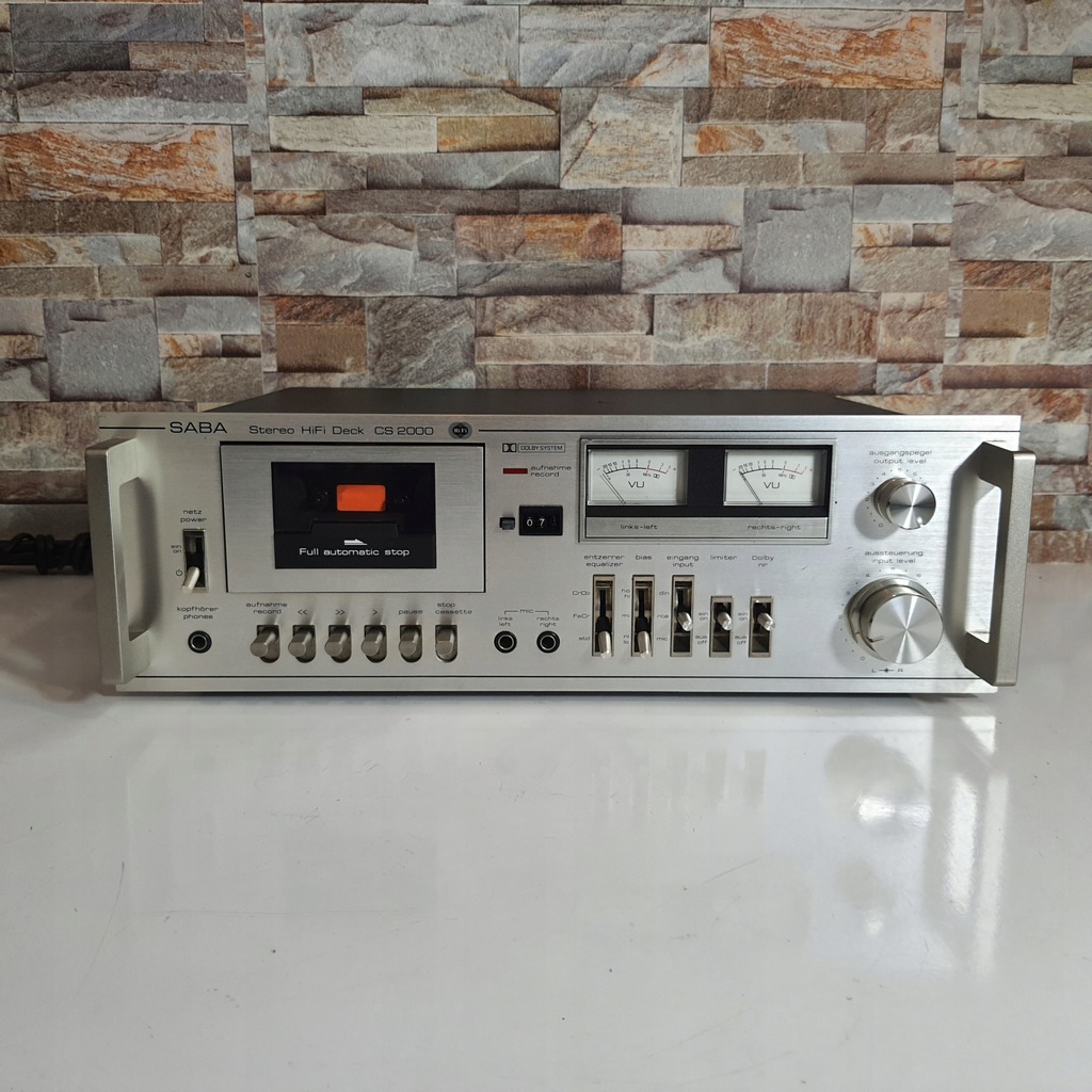 Magnetofon kasetowy Saba CS-2000 srebrny - 12766230362 - oficjalne ...