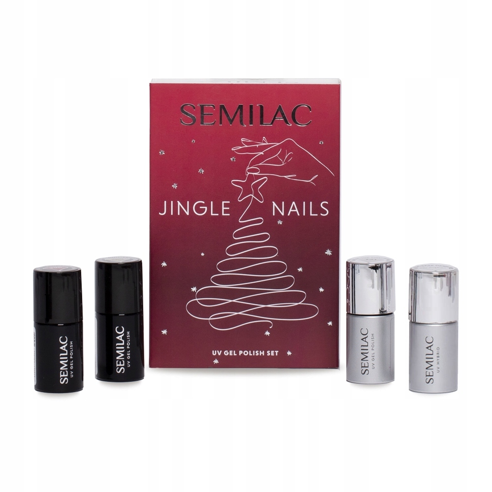 SEMILAC ZESTAW PREZENTOWY - JINGLE NAILS - 14654841684 - oficjalne ...