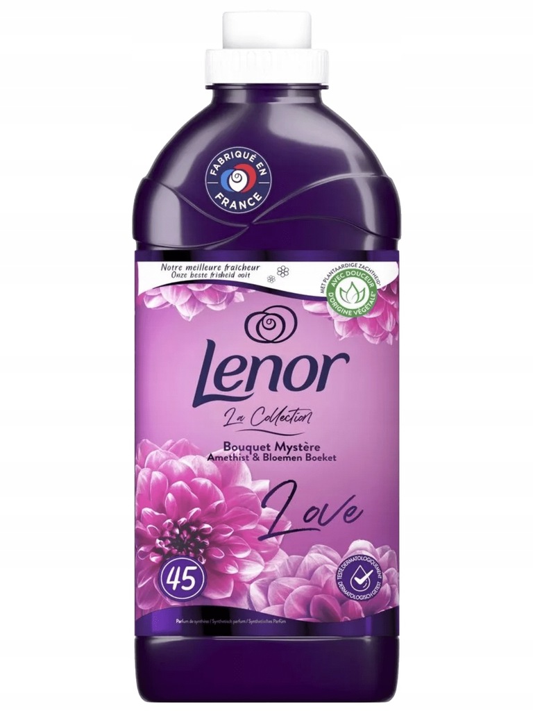 LENOR płyn do płukania Amethyst 1,035l 45p Love FR - 12597897859 ...