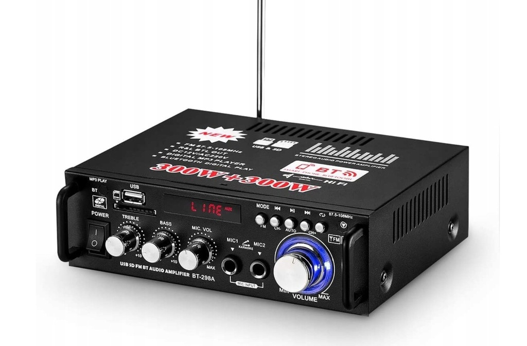 Wzmacniacz BT-298A B - 13155961207 - oficjalne archiwum Allegro