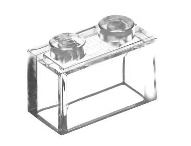 LEGO klocek 1x2 3065 306540 przeźroczysty / 3004 / - 6825585582 ...