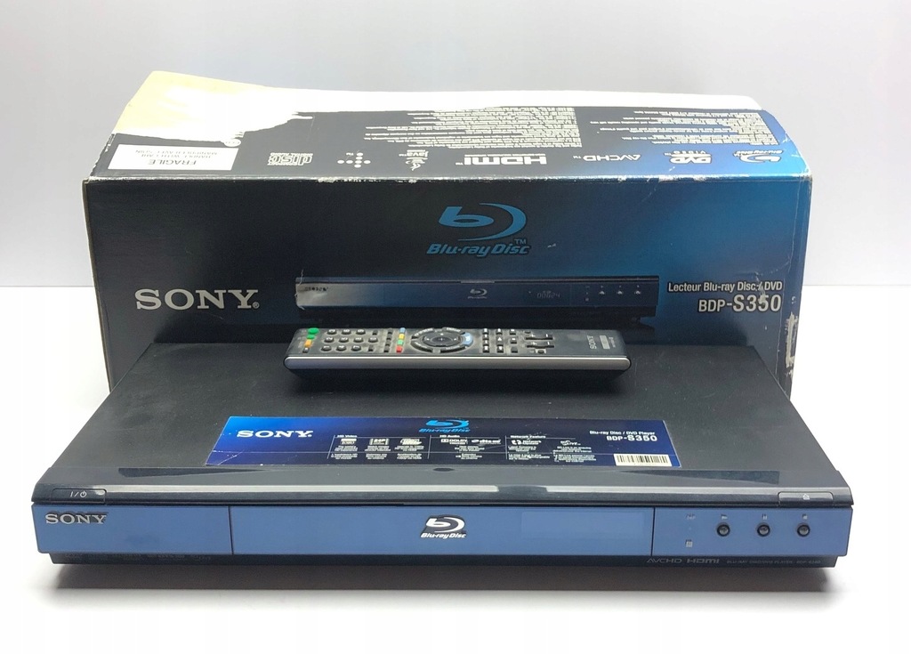 ODTWARZACZ BLU-RAY SONY BDP-S350 J - 13130307763 - oficjalne archiwum ...