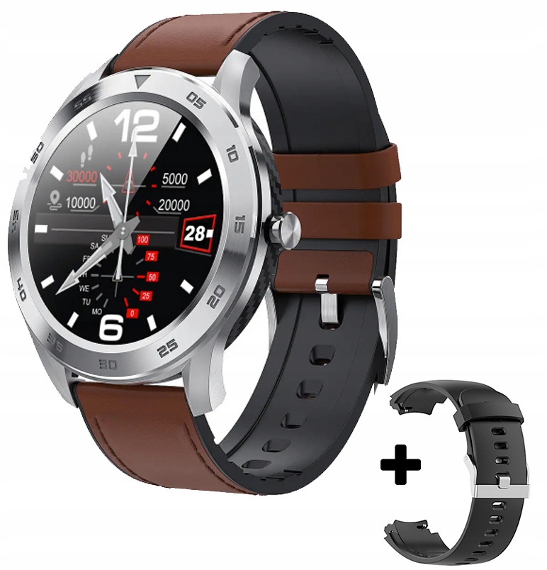 SMARTWATCH DT98 HD EKG ECG Tętno Sen SpO2 + Pasek - 9056092390 ...