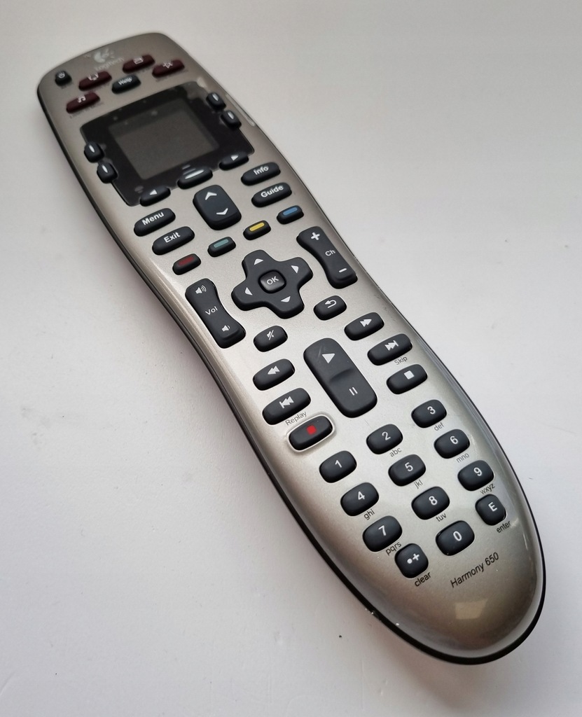 Pilot uniwersalny Logitech Harmony 650 - 10918633530 - oficjalne archiwum Allegro