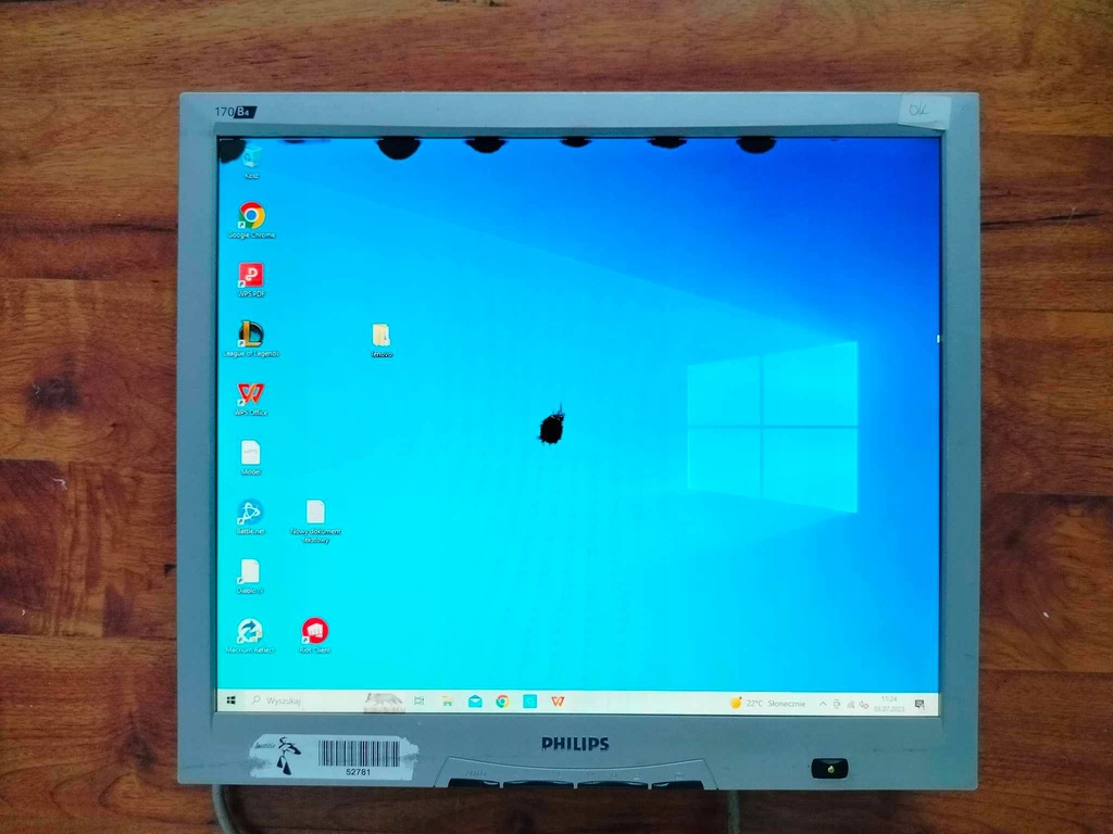 OUTLET Monitor LCD Philips 170B4 17" sprawny BCM - 13946821127 ...