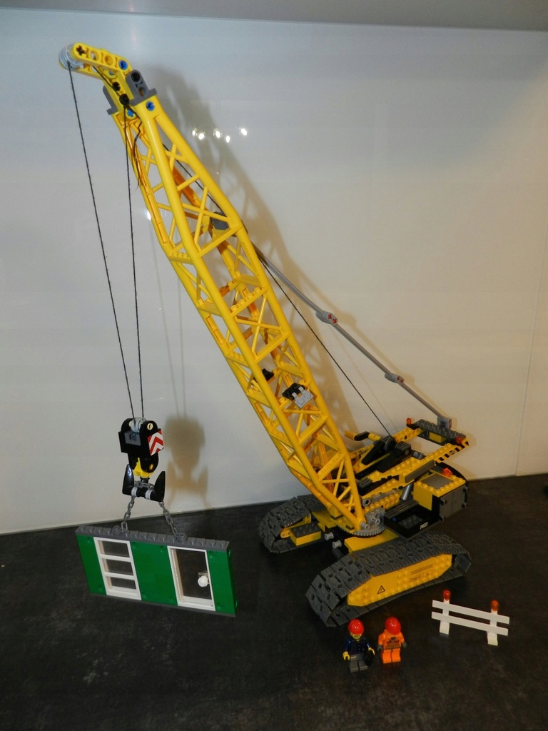 Lego 7632 City Żuraw wielki Crawler Crane *Dźwig - 12689794702 ...