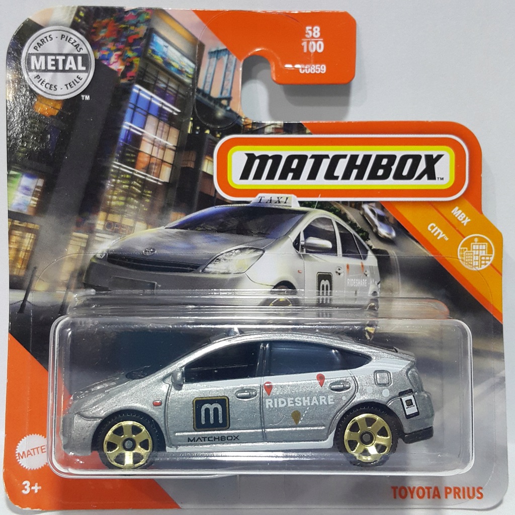 Toyota Prius Matchbox 2021 - 11473696218 - oficjalne archiwum Allegro