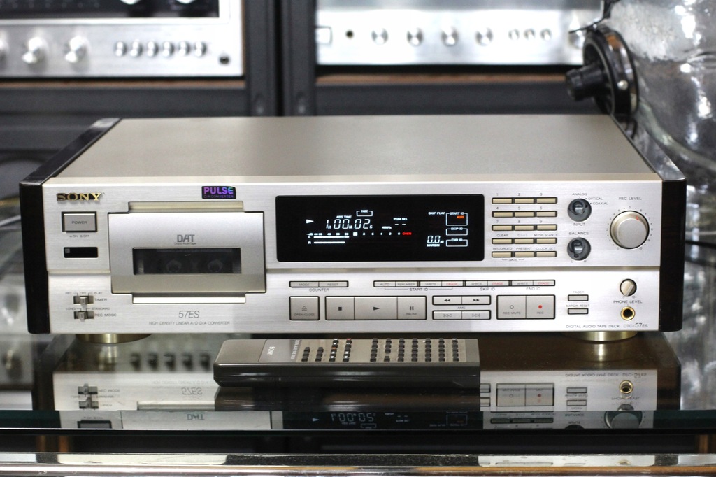 Sony DTC-57ES DAT magnetofon cyfrowy , pilot , opis - 14866349116 - oficjalne archiwum Allegro