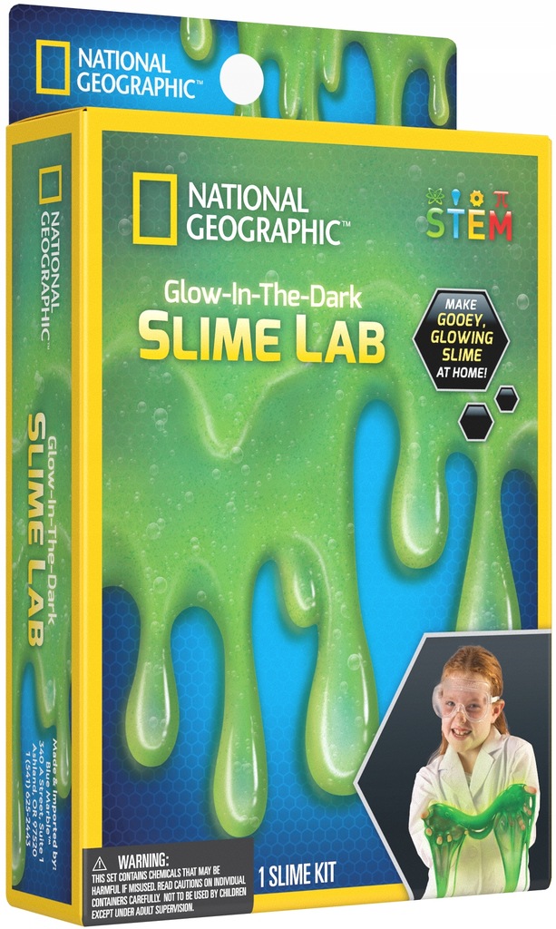 Zestaw Mini Laboratorium Slime Świecący w Ciemności National Geographic ...