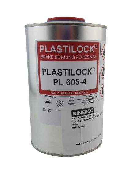 KLEJ DO OKŁADZIN CIERNYCH PLASTILOCK PL605-4 1L - 13274552060 - oficjalne archiwum Allegro