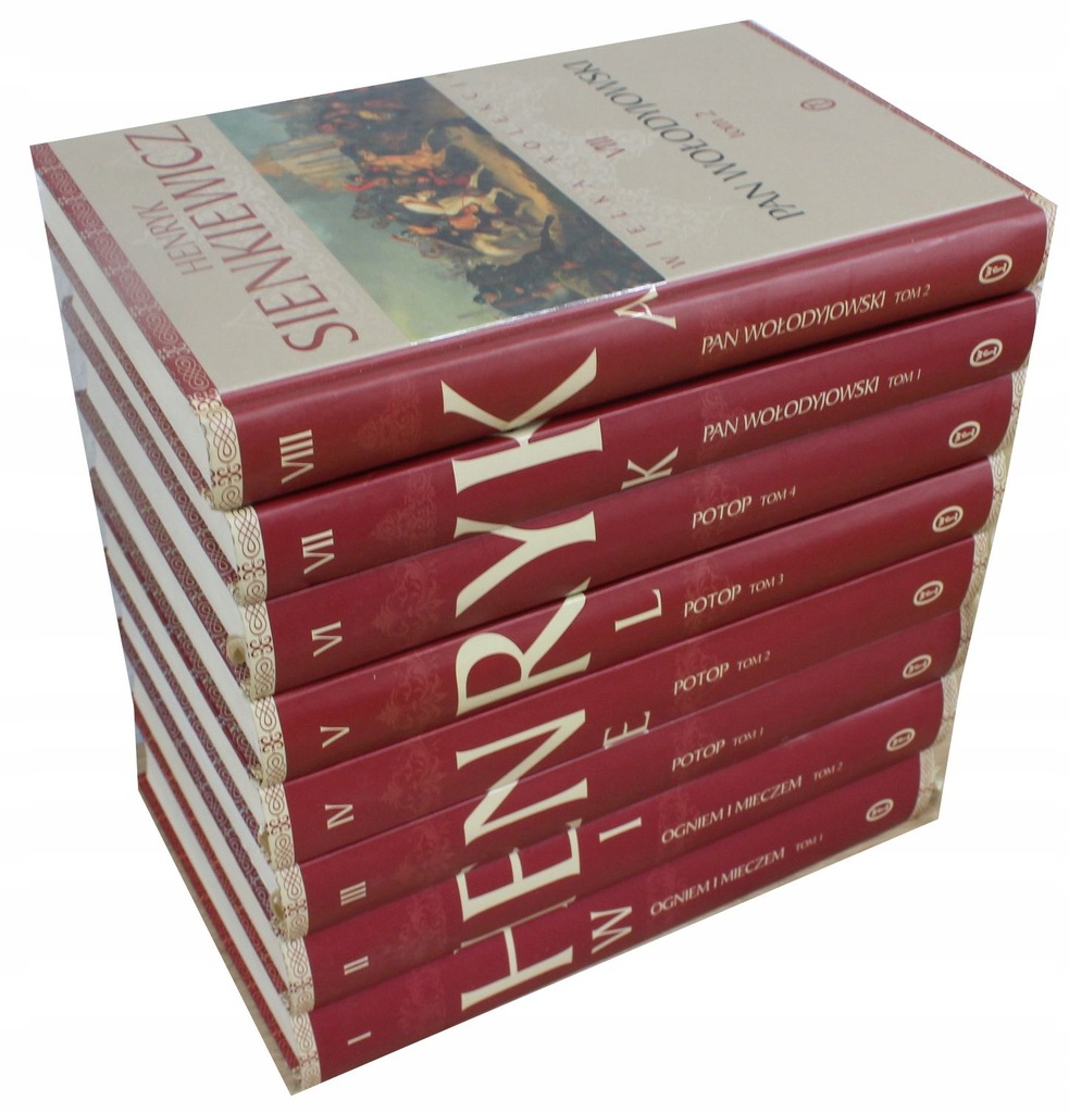 Trylogia Sienkiewicza (8 książek) - Henryk Sienkiewicz - 15107630096 ...