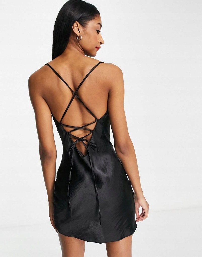 DESIGN SATYNOWA SUKIENKA__XS B0C217 ASOS - 12649959530 - oficjalne archiwum Allegro