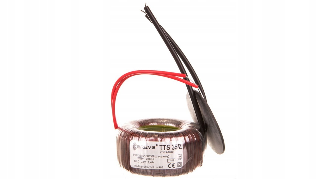 Transformator toroidalny TTS 35/Z 230/24V 35VA 171 - 10772862687 - oficjalne archiwum Allegro