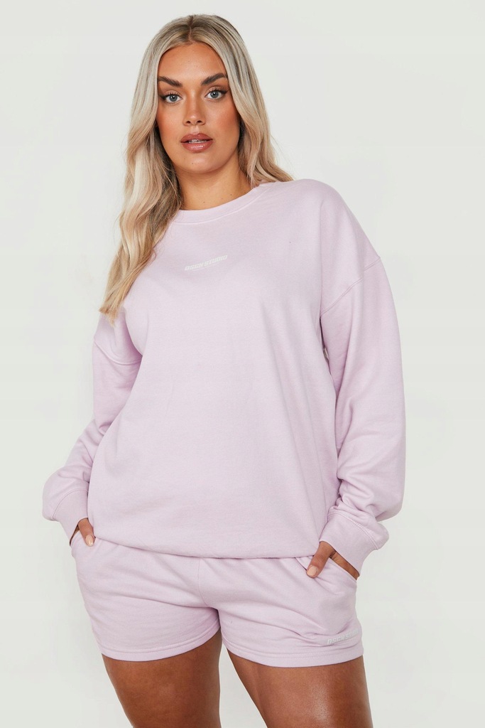 R52C012 BLUZA DRESOWA OVERSIZE FIOLET BOOHOO 44 - 13053693476 - oficjalne archiwum Allegro