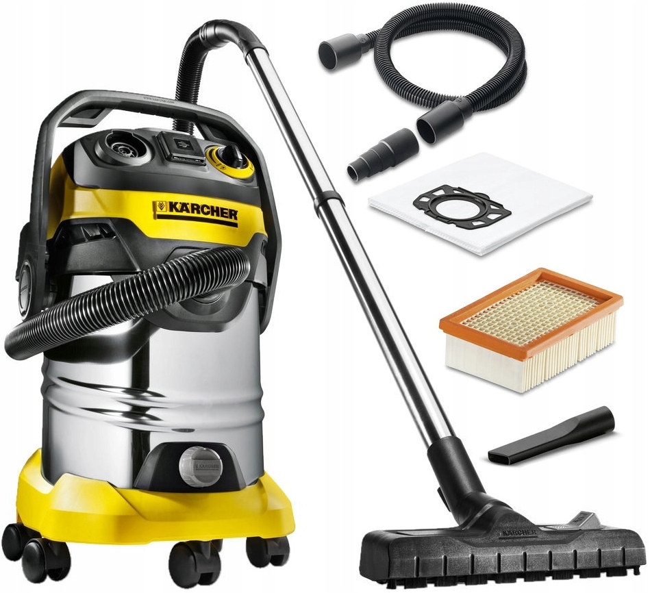 KARCHER WD6 Premium | PRO | ODKURZACZ PRZEMYSŁOWY - 8605701473 ...