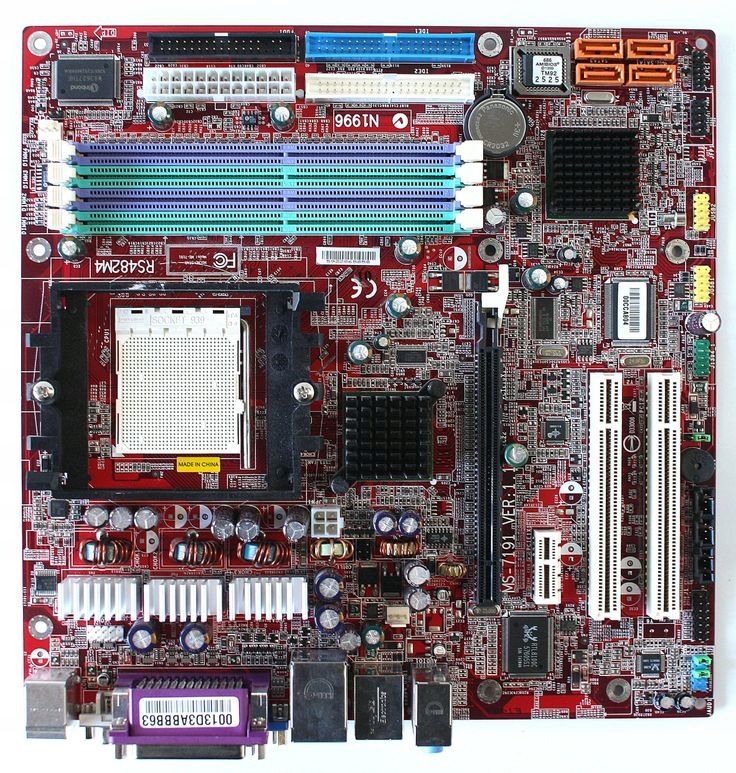 Płyta Główna Płyta MS-7191 VER:1.1 - 12004462134 - oficjalne archiwum ...