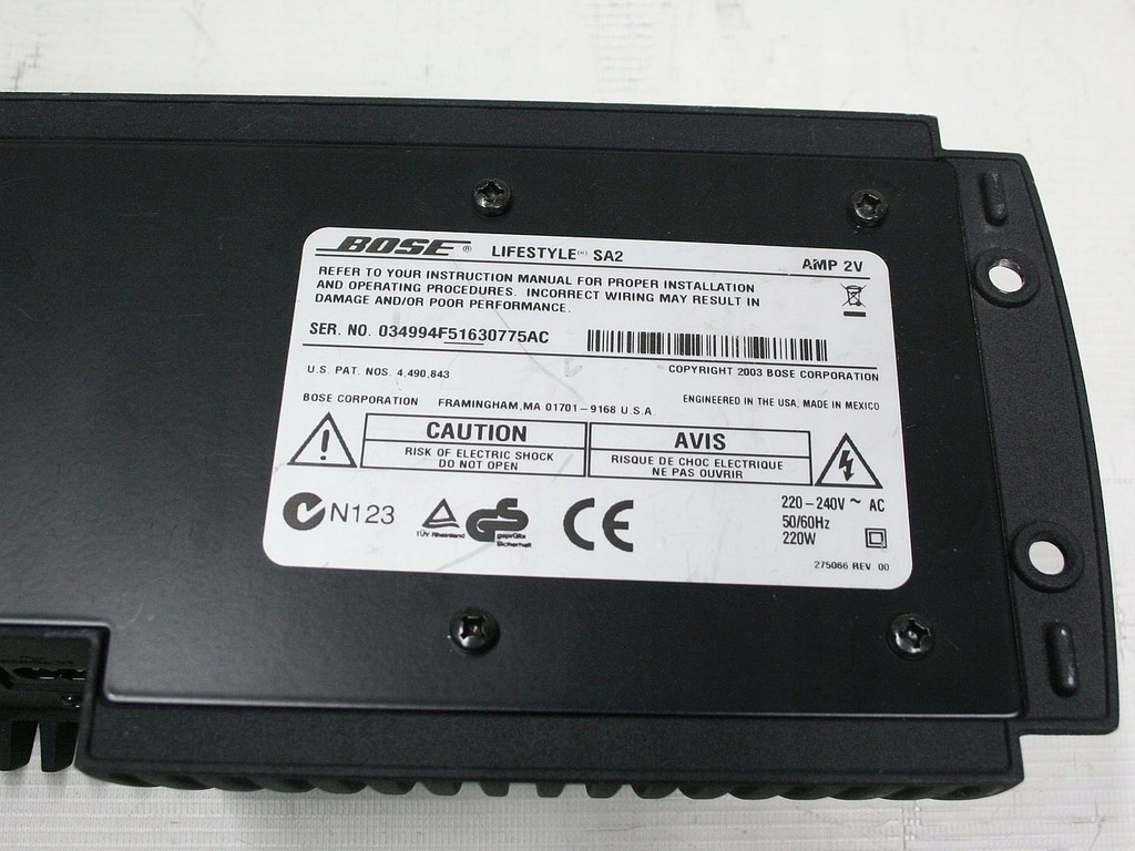 Wzmacniacz BOSE LIFESTYLE SA2 Stereo Amplifier - 10489691080 ...