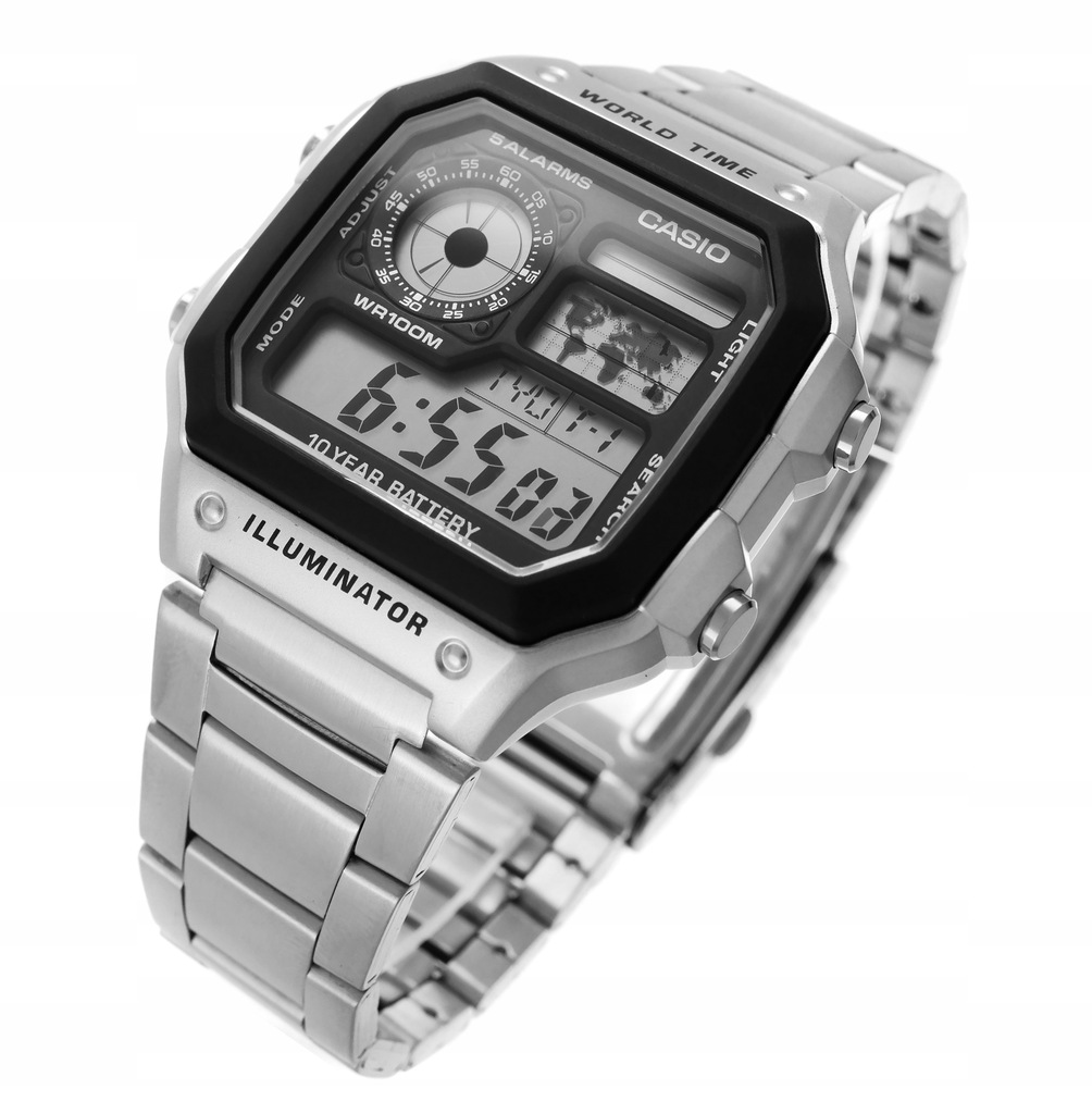ZEGAREK CASIO AE-1200 WHD męski WR 100M - 11088587812 - oficjalne ...