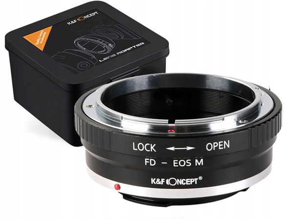 Adapter Canon FD na na EOS M EF-MOUNT EF-M Cocnept - 12365627289 - oficjalne archiwum Allegro
