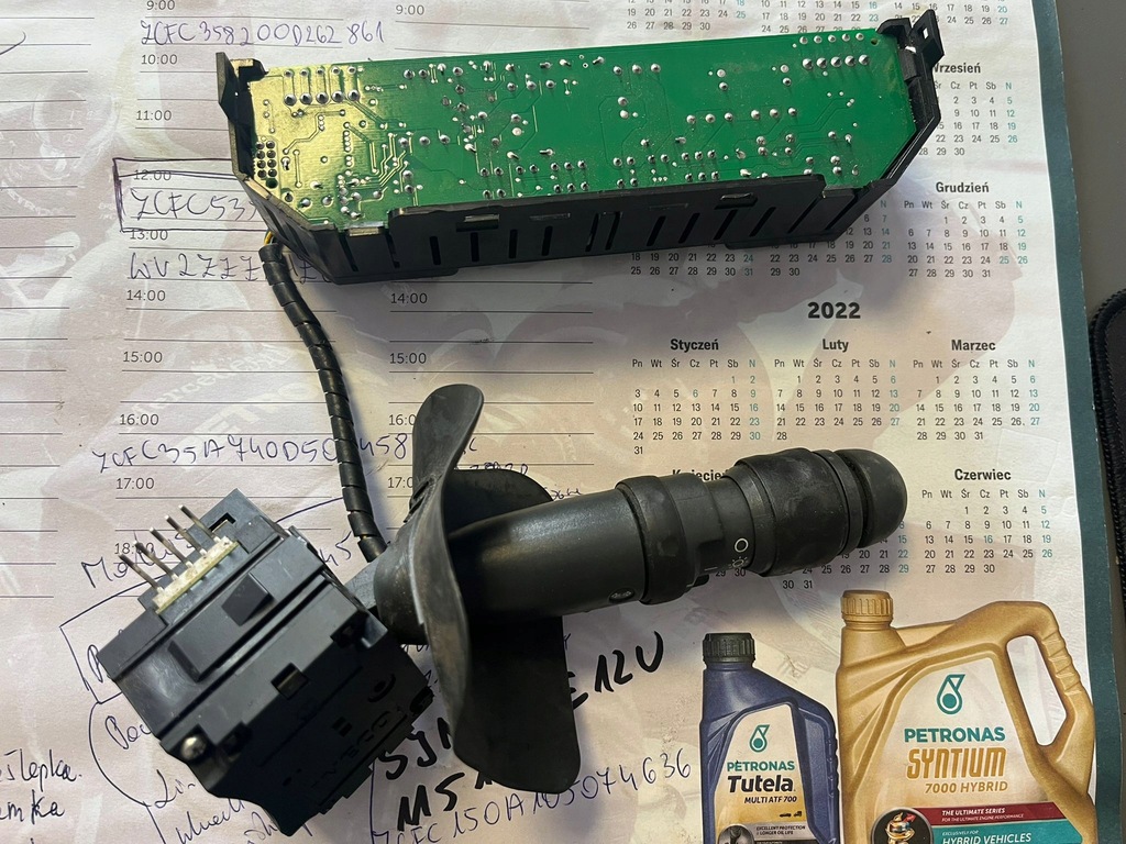 CENTRALKA ŚWIATEŁ + PRZEŁĄCZNIK IVECO DAILY 2000 - 14136384025 ...