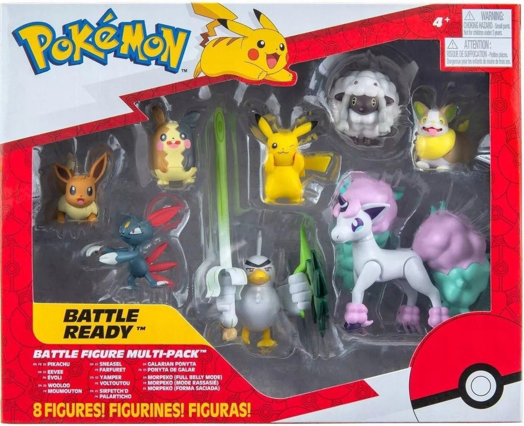 Pokemon Battle ready Figure Multi-Pack 8 pokemons - 12728885940 ...