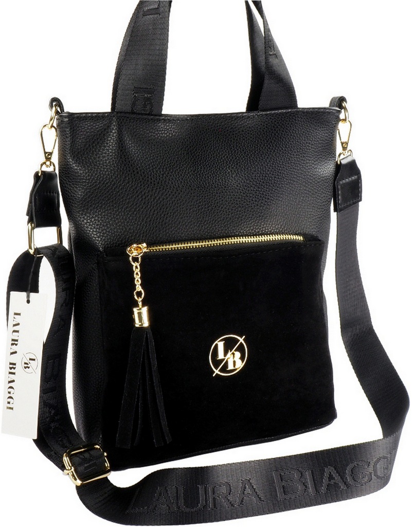 LAURA BIAGGI Damska Torebka ELEGANCKA Pojemna Listonoszka Saszetka - 13711925769 - oficjalne ...