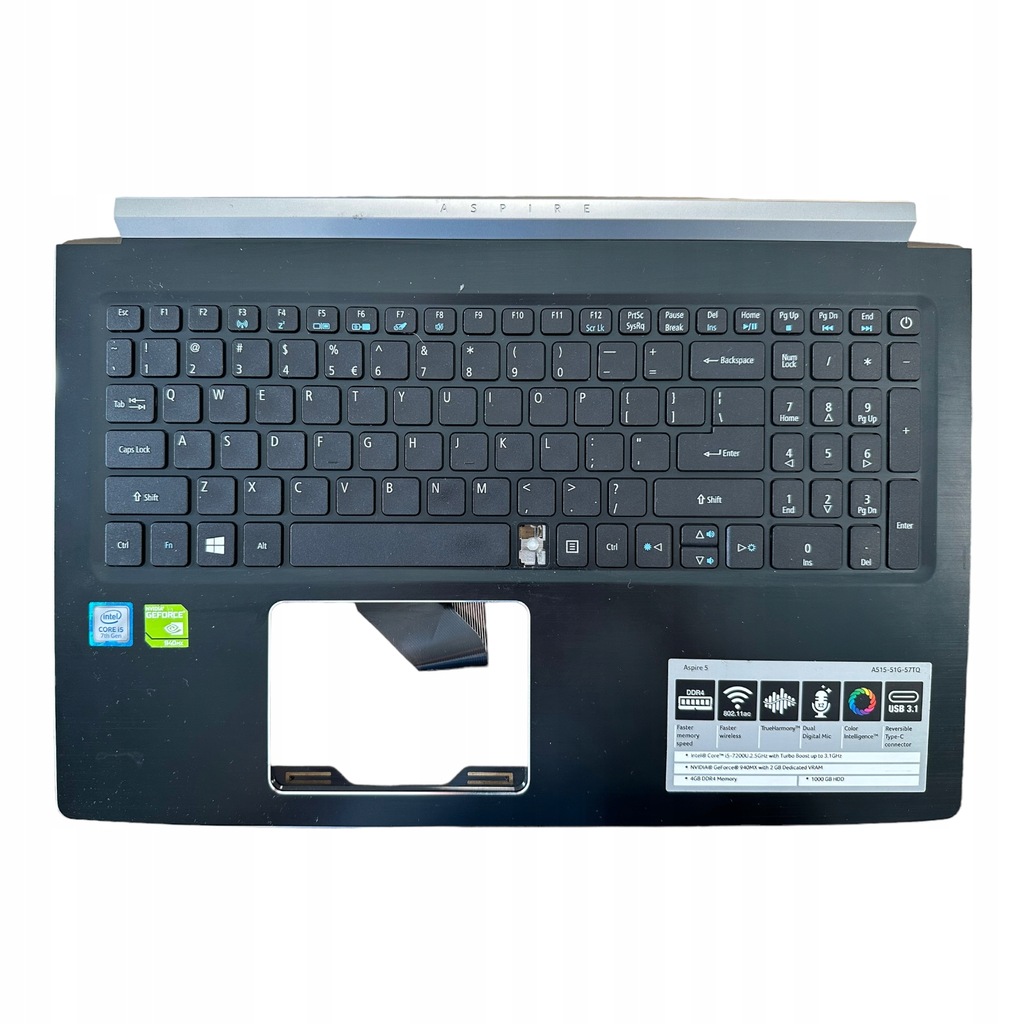 Obudowa górna palmrest ACER Aspire 5 A515-51G - 14596348330 - oficjalne ...