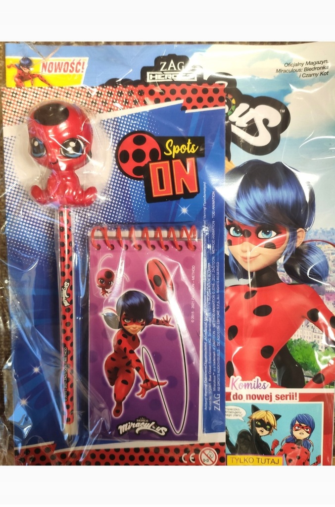 Miraculous Biedronka i Czarny Kot 1/23 + notes - 13098309430 ...