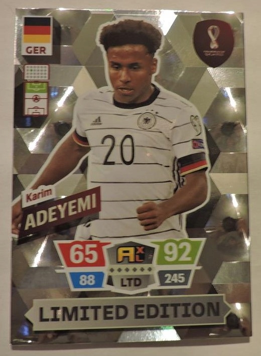 FIFA WORLD CUP QATAR 2022 LIMITED EDITION ADEYEMI - 13112502664 ...