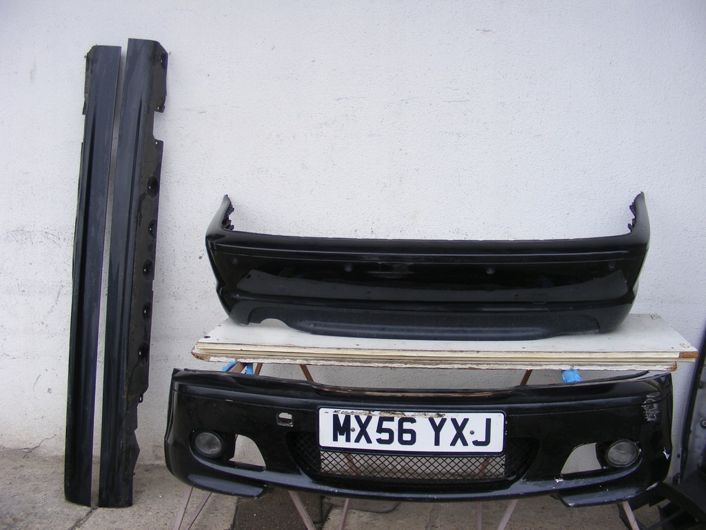 BMW E46 ZDERZAKI PROGI COUPE CABRIO M-PAKIET 475 - 12360206023 - oficjalne archiwum Allegro