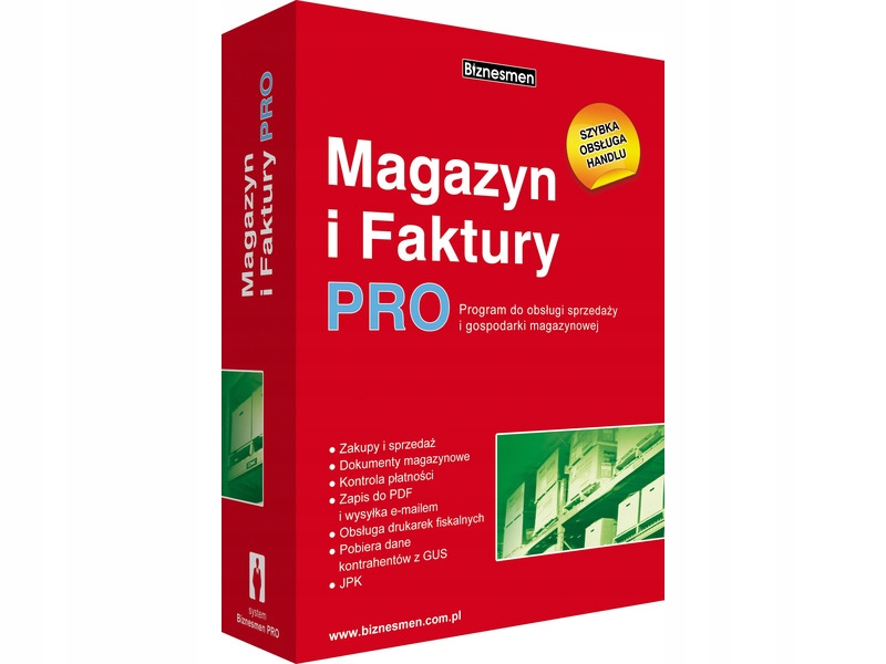 Program DGCS BIZNESMEN Magazyn i Faktury PRO - 12907125151 - oficjalne archiwum Allegro