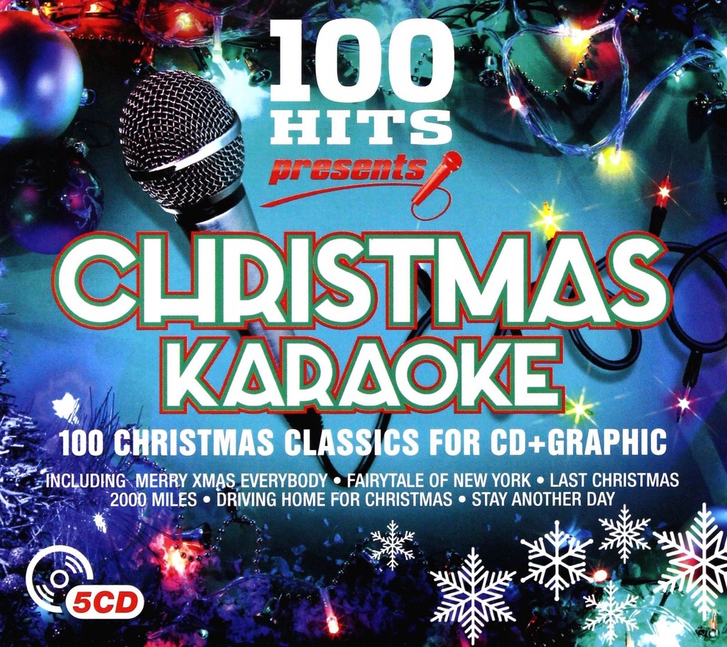 100 HITS PRESENTS CHRISTMAS KARAOKE [5CD] - 10544087535 - oficjalne archiwum Allegro