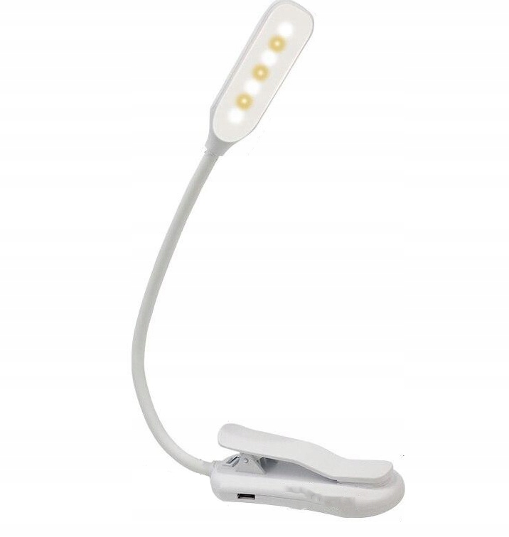Auykoo Lampka nocna do czytania 7 LED z klipsem - 13564715195 ...