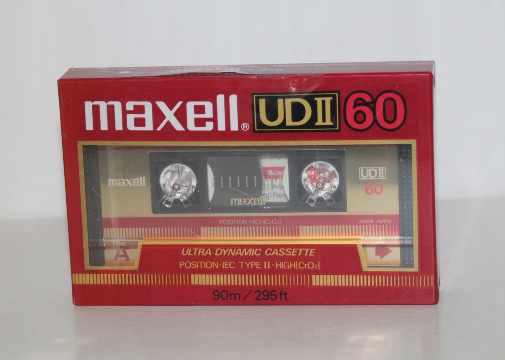 KASETA MAGNETOFONOWA MAXELL UD II 60 made in japan - 15024715392 - oficjalne archiwum Allegro