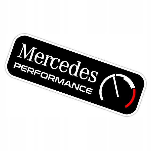 MERCEDES PERFORMANCE - Naklejka Logo Tuning 15 cm - 11397387712 ...